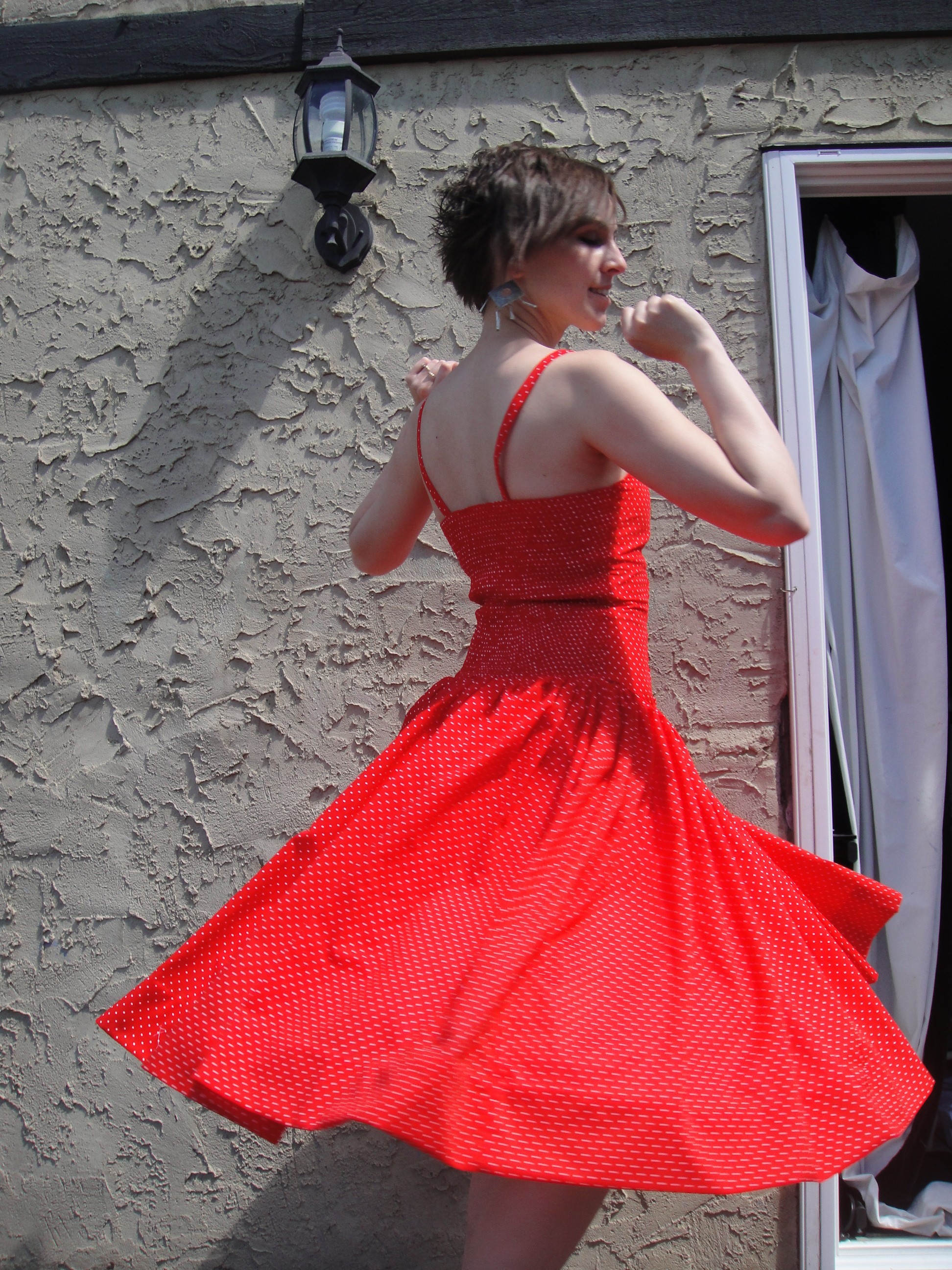 The Red Polkadot Dress | Tanit-Isis Sews